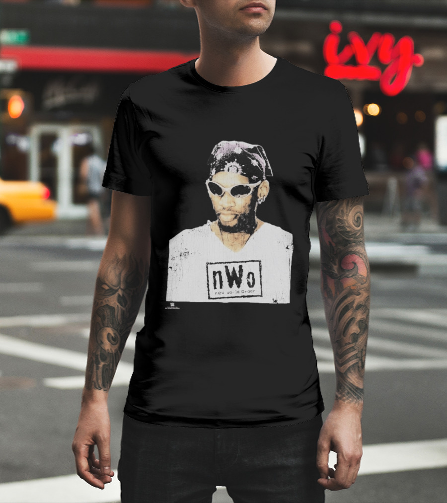 Dennis Rodman NWO New World Order Snow Wash T-Shirt