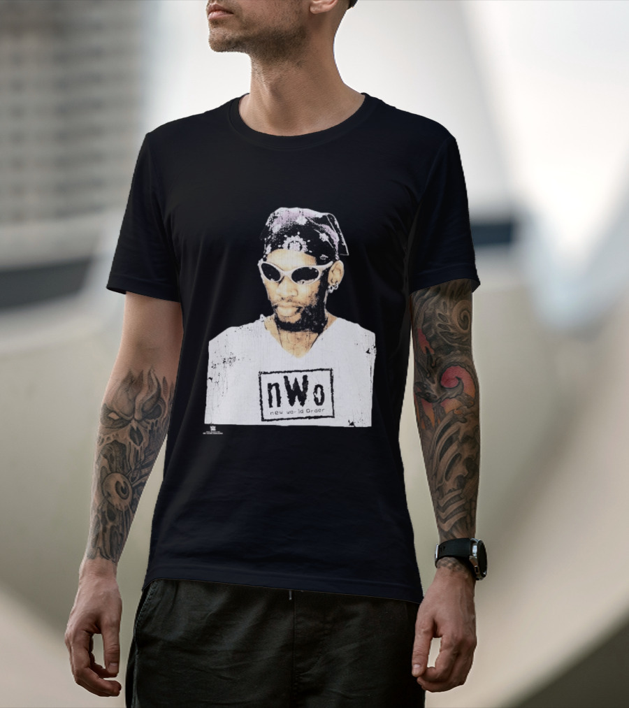 Dennis Rodman NWO New World Order Snow Wash T-Shirt
