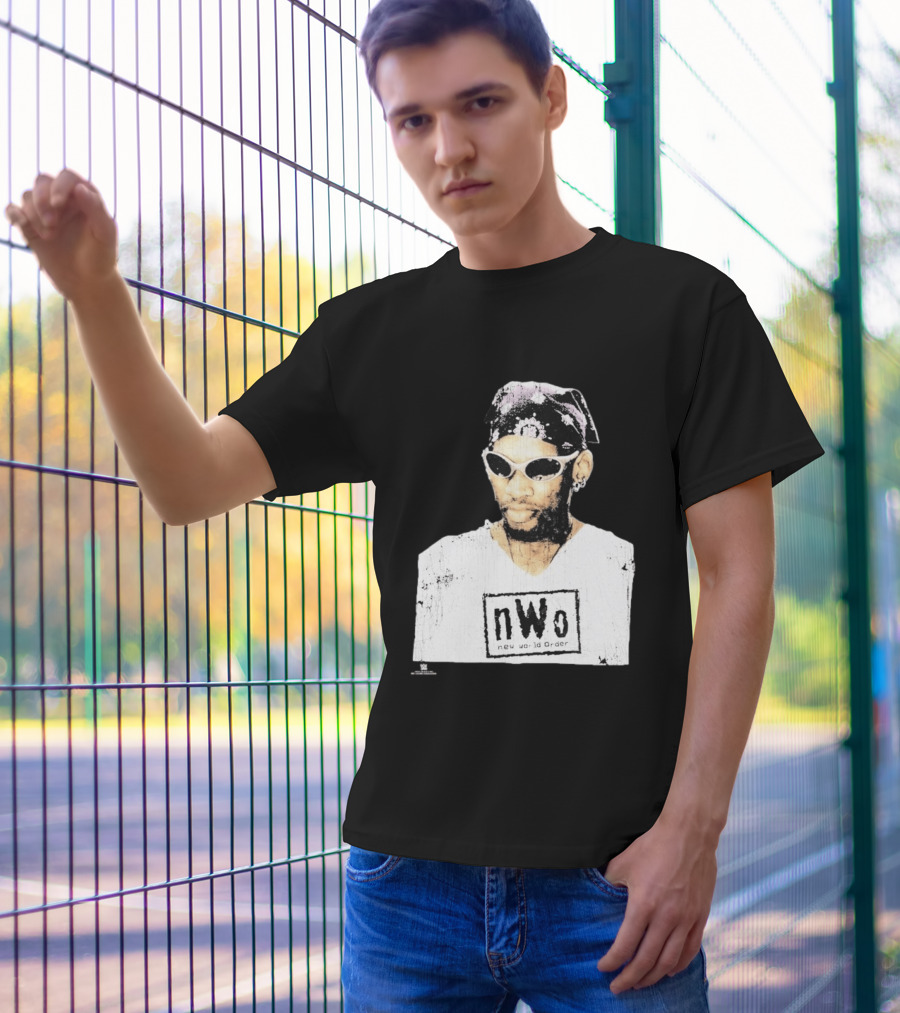 Dennis Rodman NWO New World Order Snow Wash T-Shirt