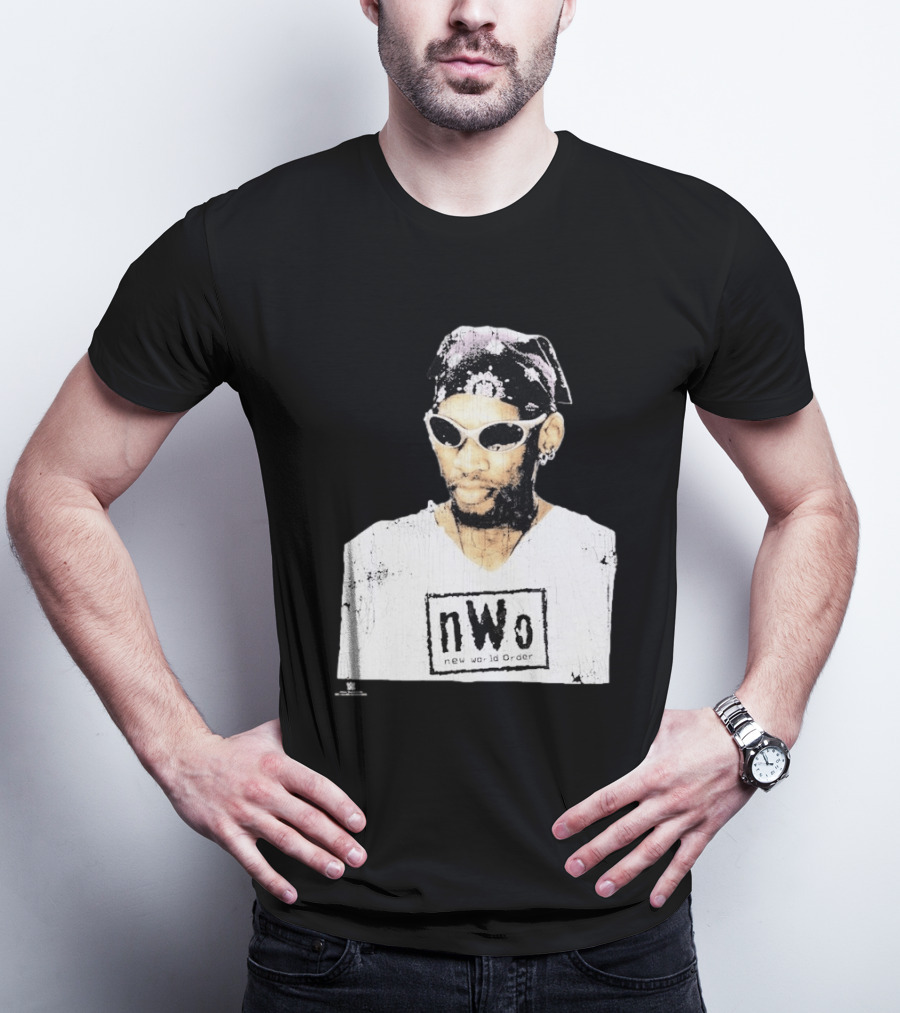 Dennis Rodman NWO New World Order Snow Wash T-Shirt