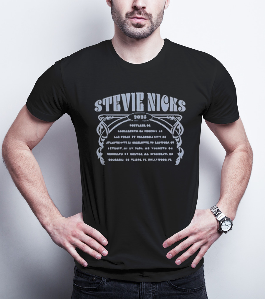 Stevie Nicks Tour 2025 Fort Worth Inglewood Atlanta New Orleans Phoenix T-Shirt