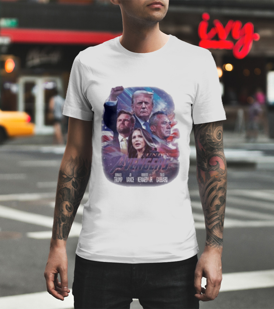 Unity Avengers Trump Vance Kennedy Jr Tulsi Gabbard T-Shirt