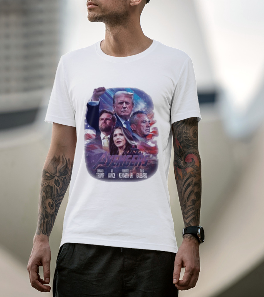 Unity Avengers Trump Vance Kennedy Jr Tulsi Gabbard T-Shirt