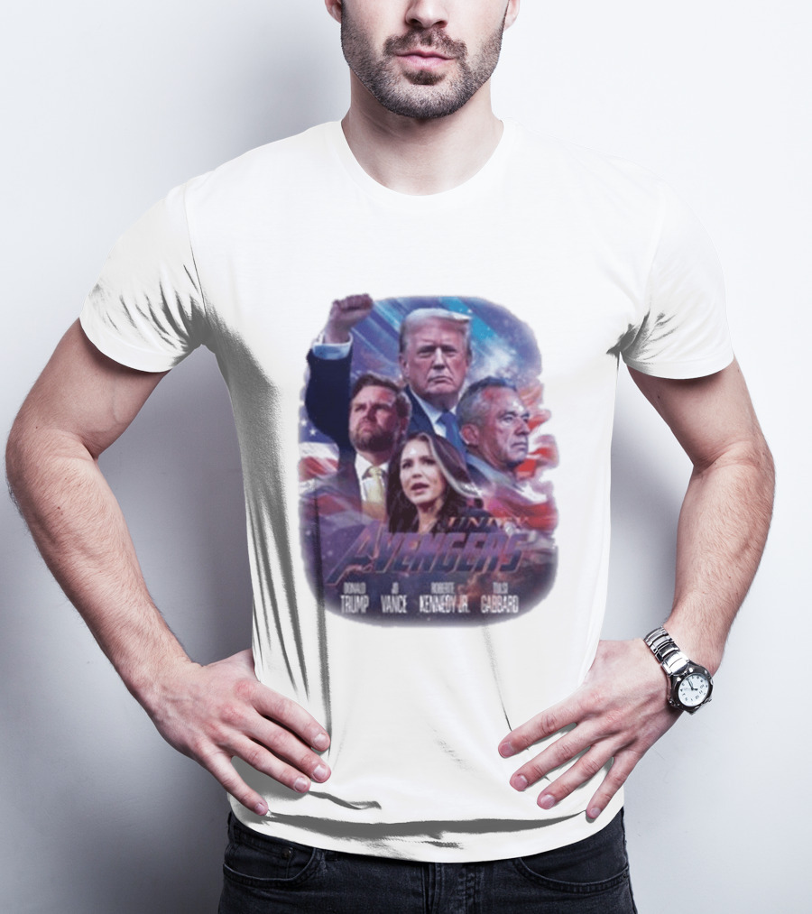 Unity Avengers Trump Vance Kennedy Jr Tulsi Gabbard T-Shirt