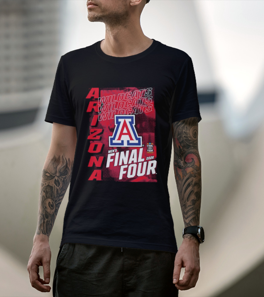 Arizona Wildcats 2026 Men's NCAA Final Four Basketball Tournament T-Shirt