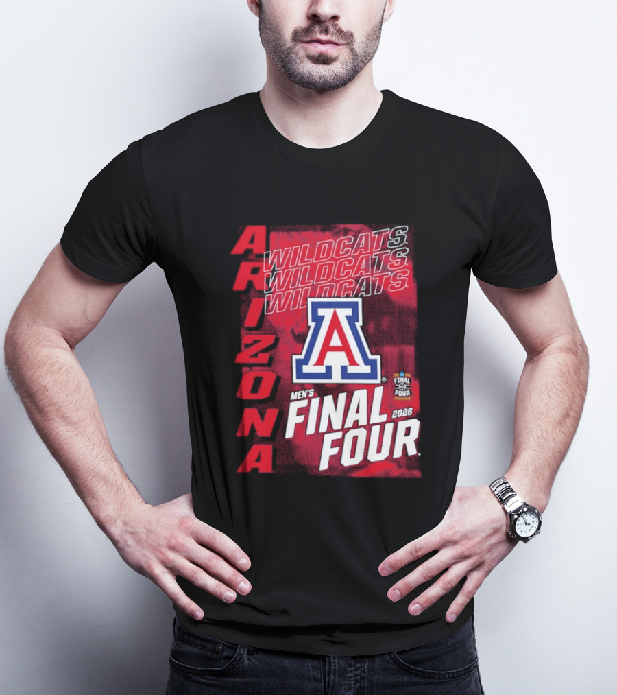 Arizona Wildcats 2026 Men's NCAA Final Four Basketball Tournament T-Shirt