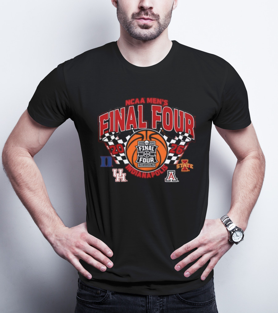 NCAA Men's Final Four 2026 Indianapolis Arizona Wildcats Basketball T-Shirt