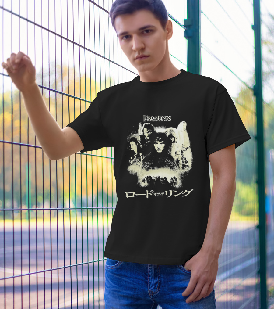 The Lord Of The Rings Fellowship Of The Ring Characters Japanese T-Shirt
