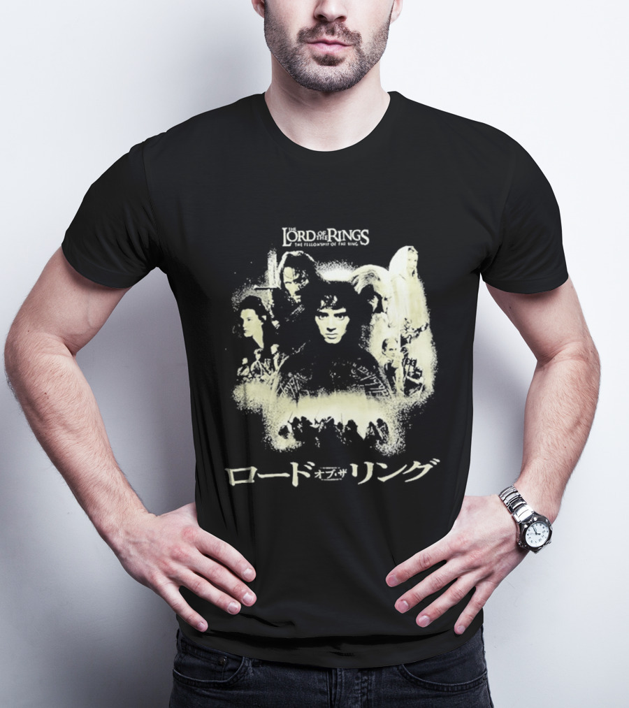The Lord Of The Rings Fellowship Of The Ring Characters Japanese T-Shirt