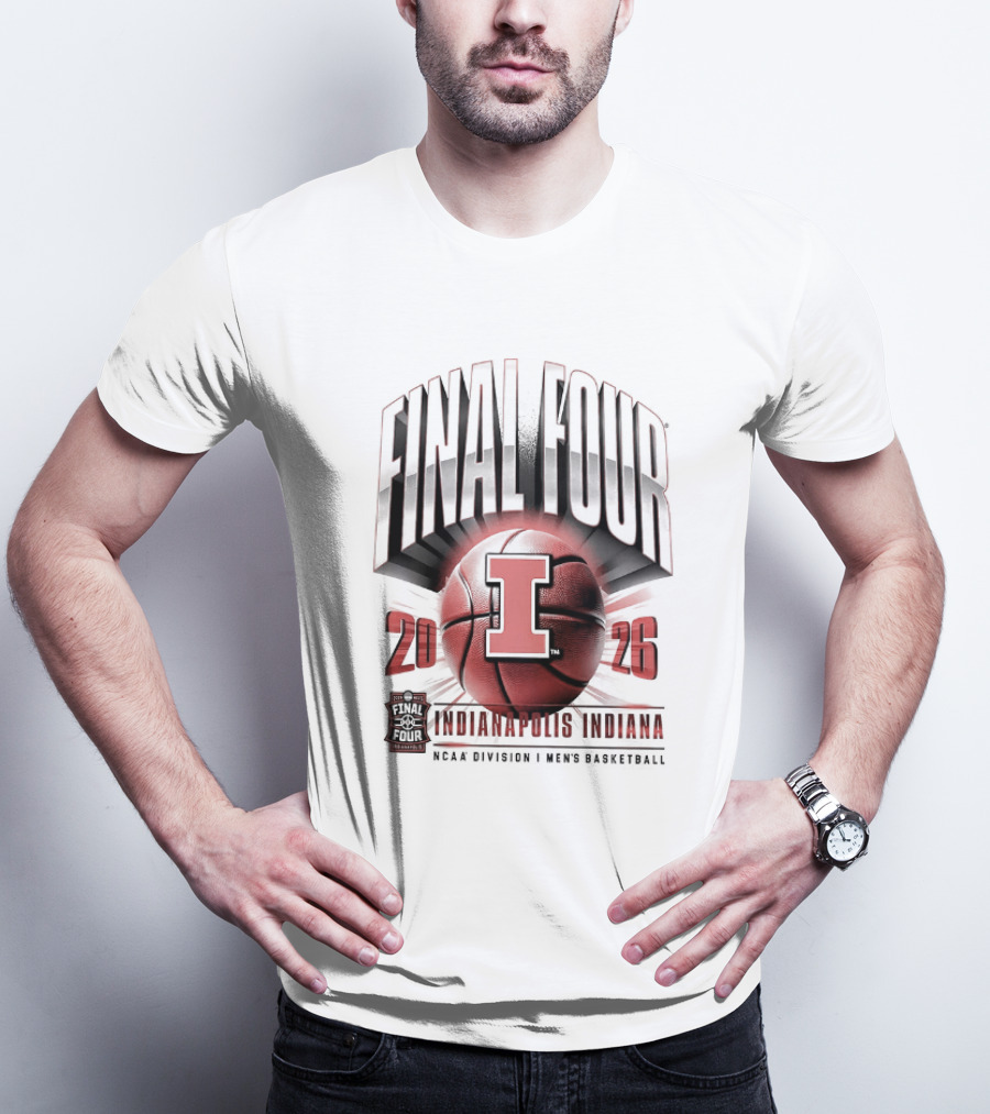 Final Four 2026 Illinois Fighting Illini NCAA Tournament March Madness Indianapolis T-Shirt