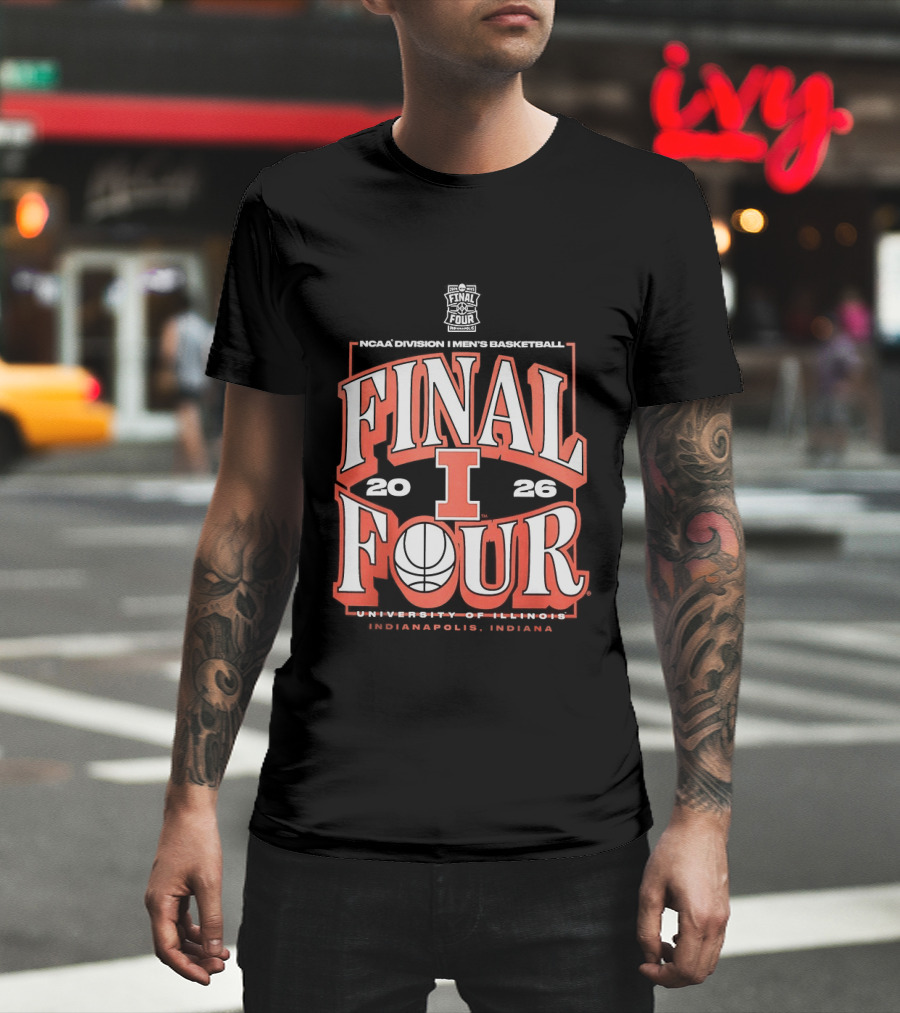 NCAA Division I Men's Basketball Final Four 2026 University Of Illinois Indianapolis T-Shirt
