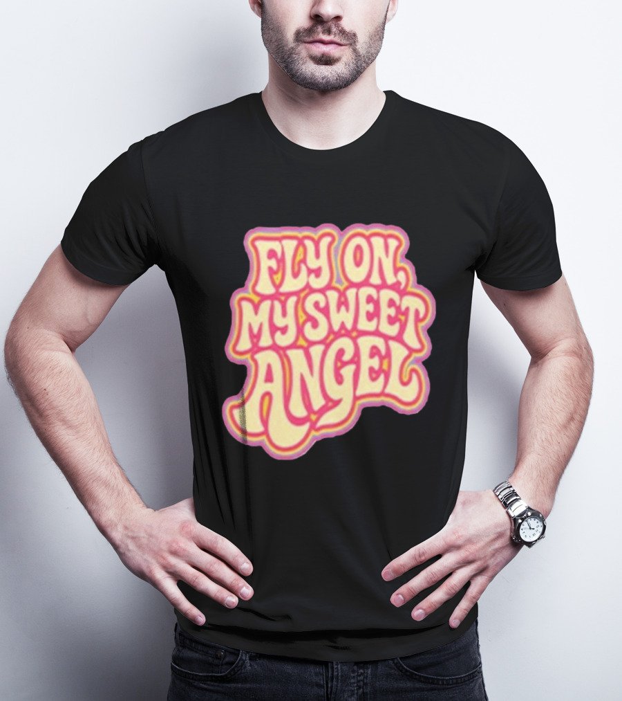 Jimi Hendrix Signed Fly On My Sweet Angel Psychedelic T-Shirt