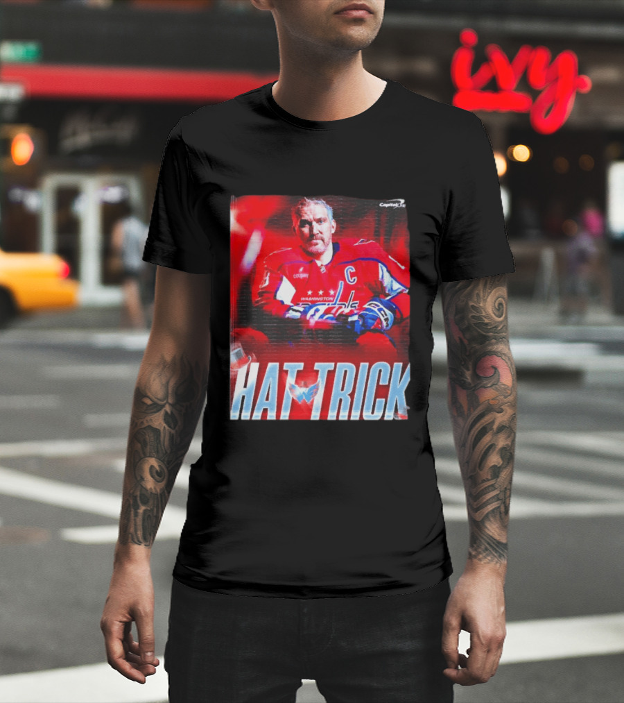 Alexander Ovechkin Washington Capitals Hat Trick Visionary Leadership T-Shirt