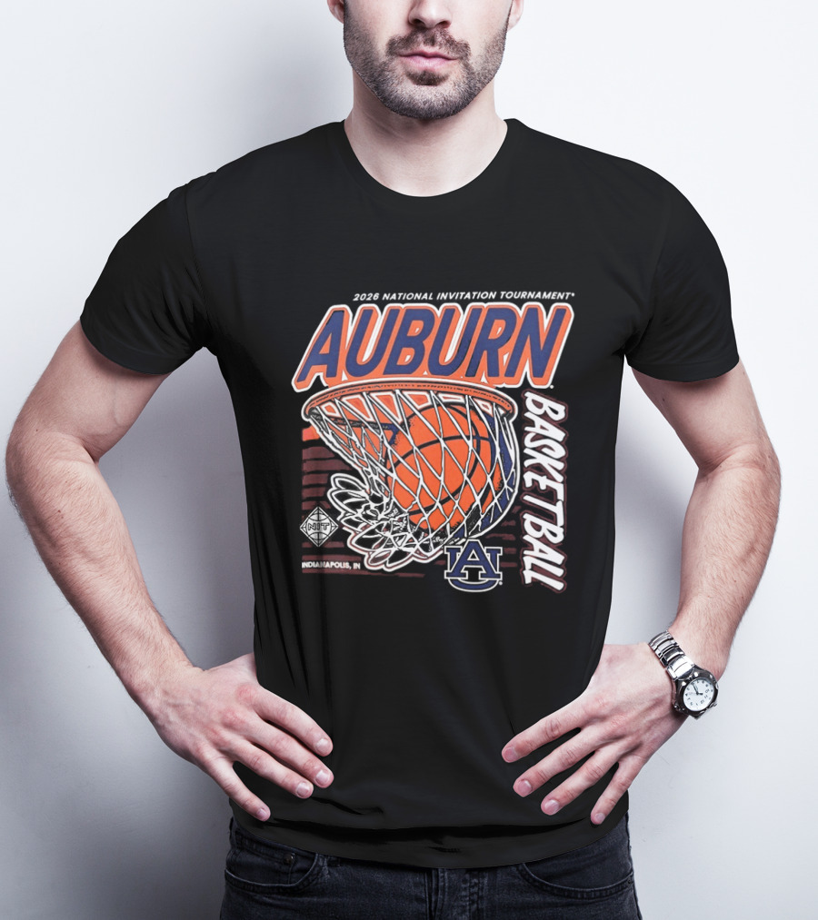 2026 National Invitation Tournament Auburn Basketball Indianapolis T-Shirt