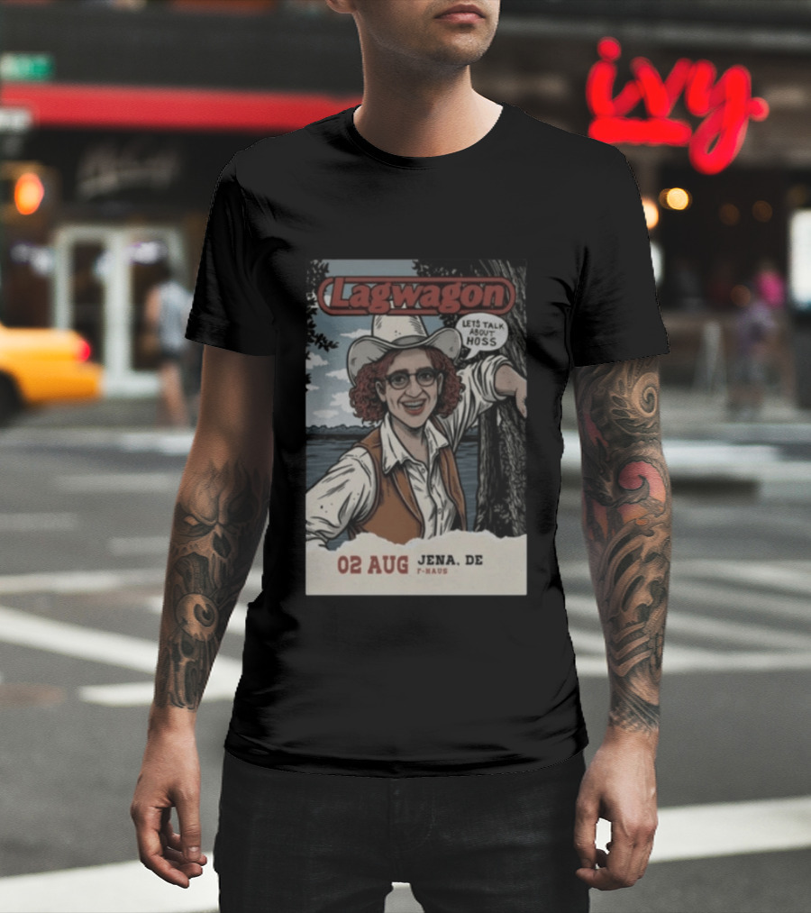 Lagwagon Let's Talk About Hoss 02 Aug Jena DE F Haus T-Shirt
