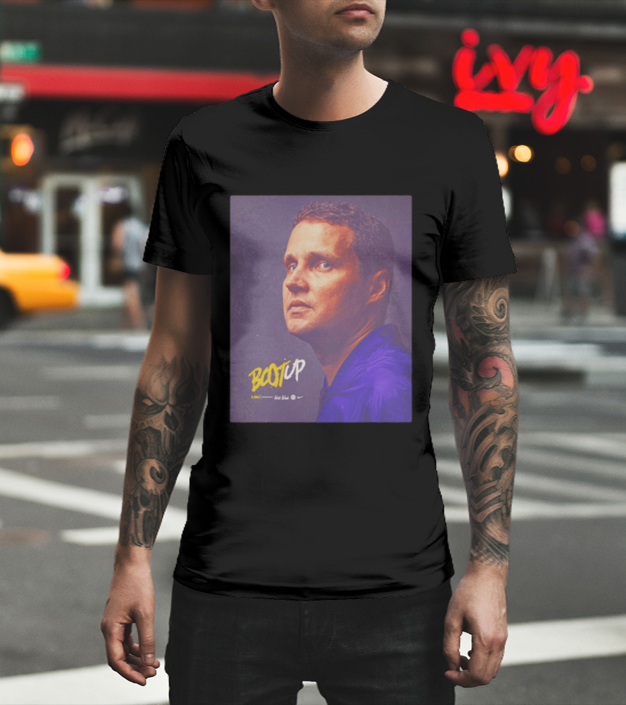 BOOT UP Will Wade LSU Nike Basketball Coach T-Shirt
