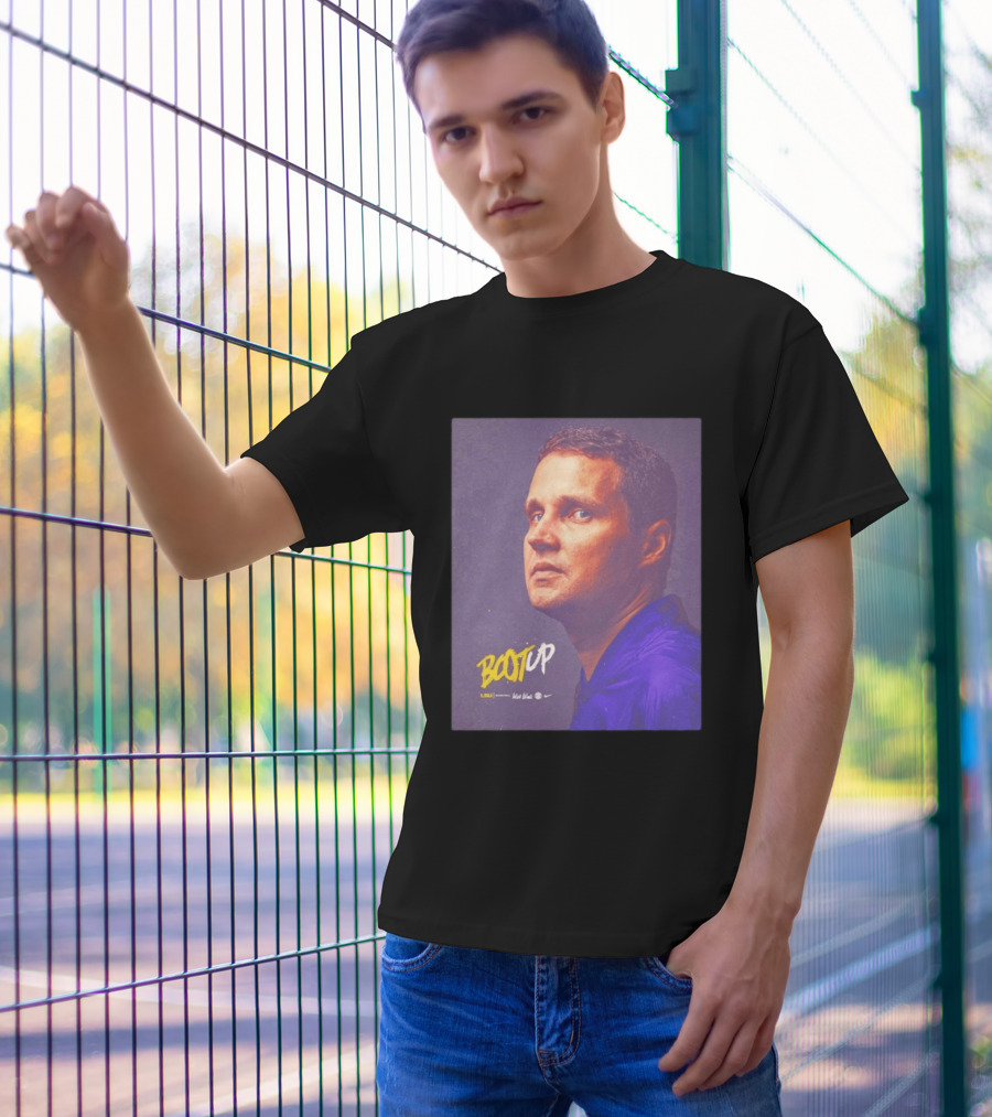 BOOT UP Will Wade LSU Nike Basketball Coach T-Shirt