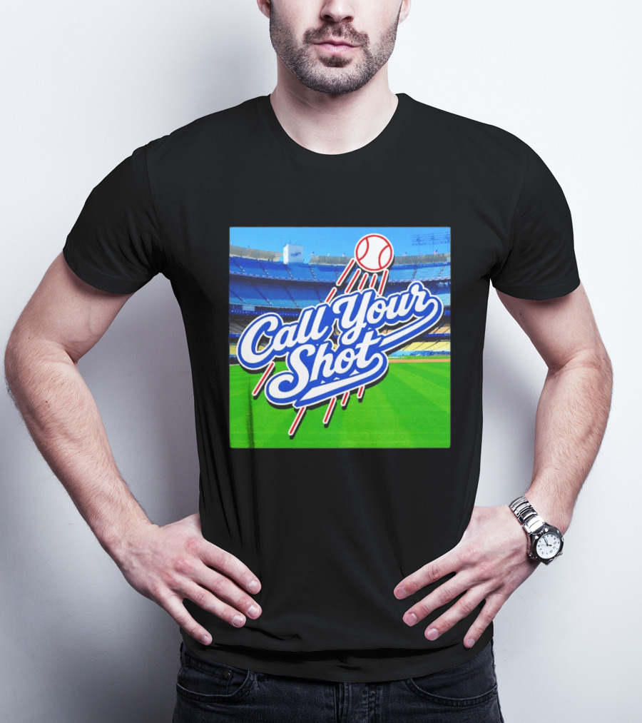 Call Your Shot Los Angeles Dodgers Stadium Baseball T-Shirt