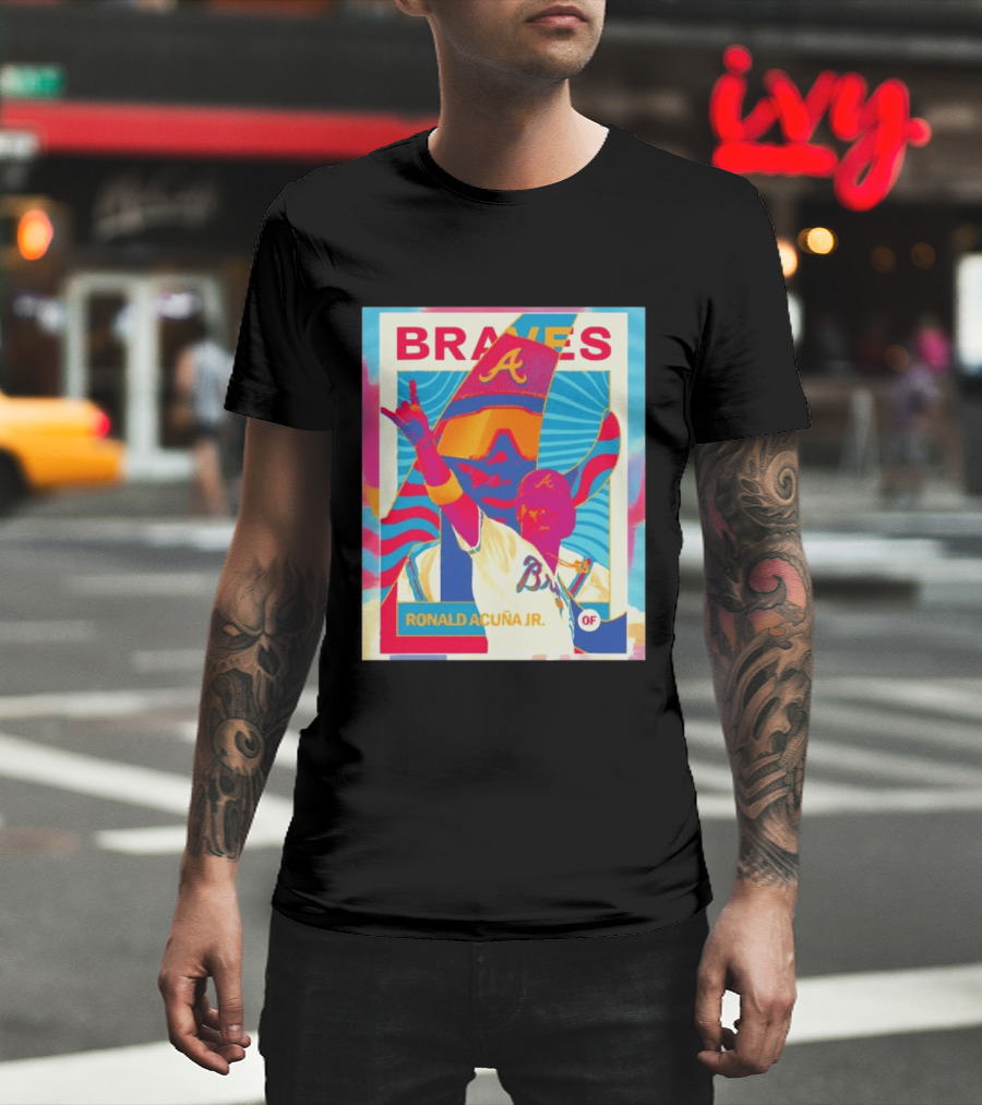 Ronald Acuña Jr OF Braves Atlanta Baseball T-Shirt