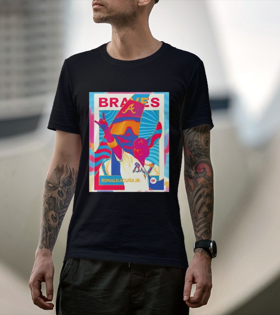 Ronald Acuña Jr OF Braves Atlanta Baseball T-Shirt