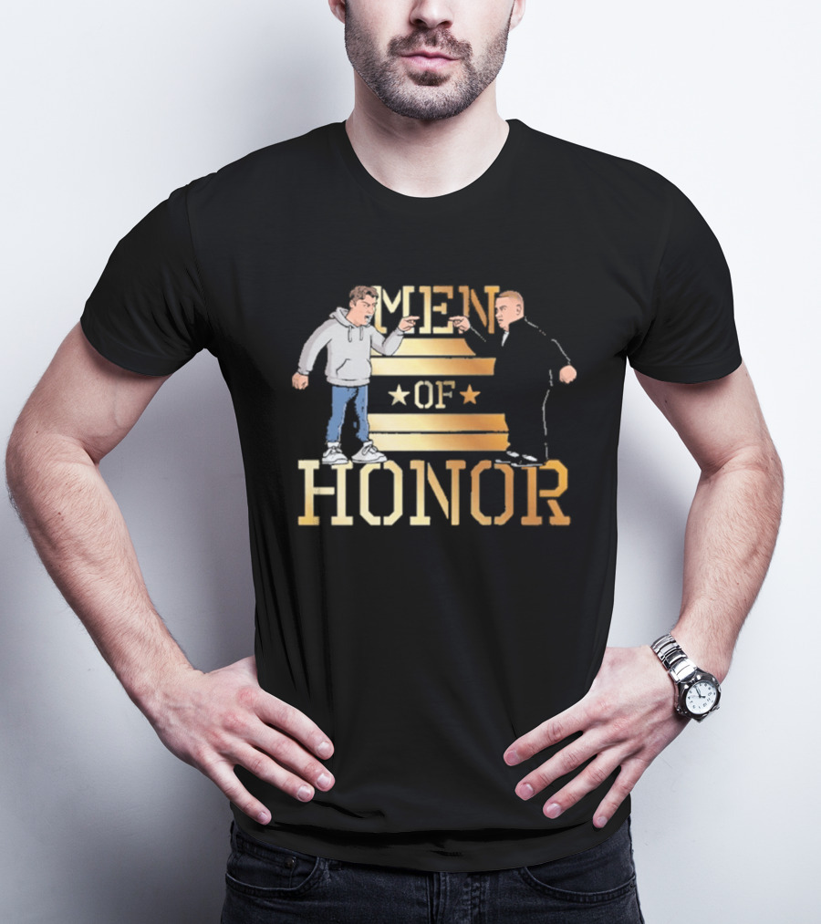 Men Of Honor Stars And Stripes Illustrations T-Shirt