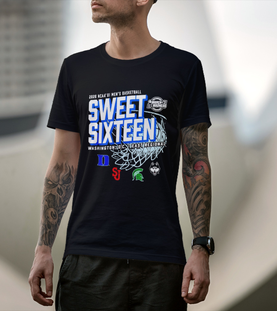 2026 NCAA Men's Basketball Sweet Sixteen Washington DC East Regional March Madness T-Shirt