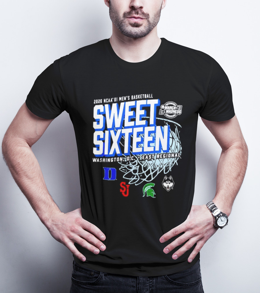 2026 NCAA Men's Basketball Sweet Sixteen Washington DC East Regional March Madness T-Shirt