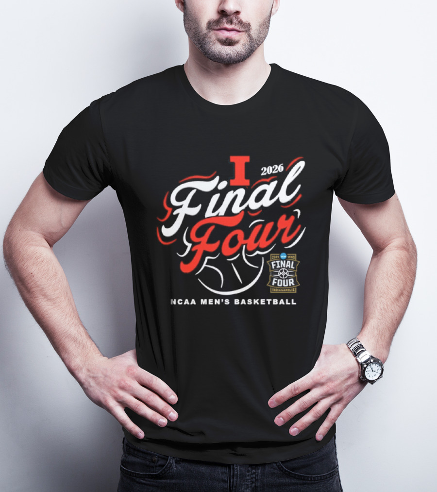Illinois Final Four Bound 2026 NCAA Men's Basketball March Madness Tournament T-Shirt