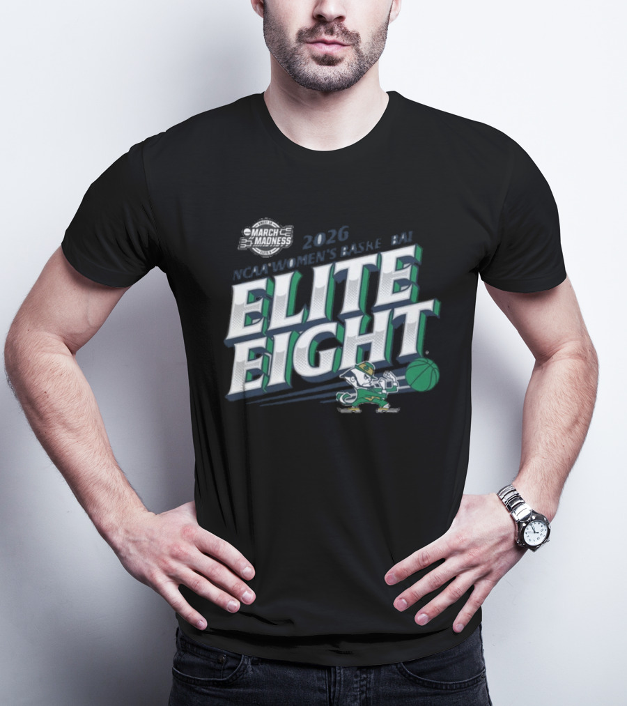 Notre Dame NCAA Women's Basketball 2026 Elite Eight Fighting Irish T-Shirt