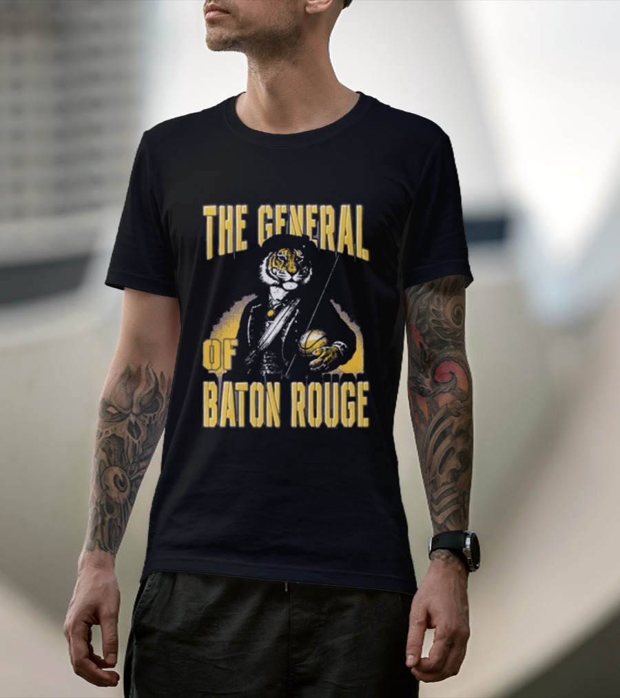 The General Of Baton Rouge Pocket Tiger Conductor Baton Rouge T-Shirt