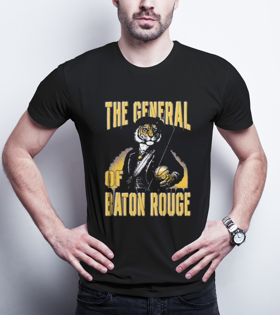 The General Of Baton Rouge Pocket Tiger Conductor Baton Rouge T-Shirt