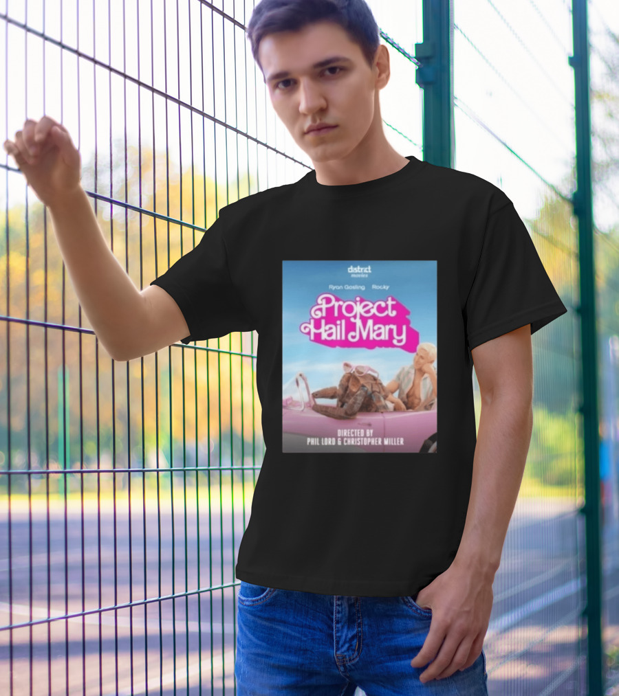 Ryan Gosling Rocky Project Hail Mary Barbie Movie Mashup Directed By Phil Lord Christopher Miller T-Shirt