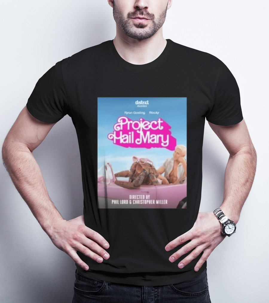 Ryan Gosling Rocky Project Hail Mary Barbie Movie Mashup Directed By Phil Lord Christopher Miller T-Shirt