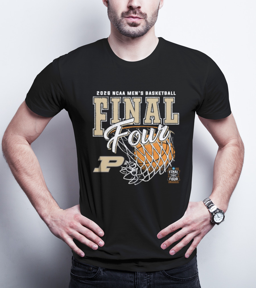 Purdue Boilermakers 2026 NCAA Men's Basketball Final Four Bound T-Shirt