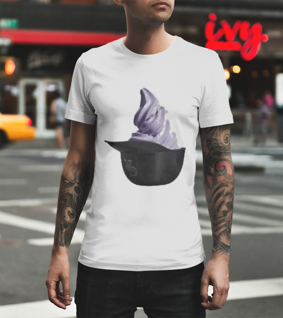Colorado Rockies Boozy Ice Cream Purple Soft Serve Treat T-Shirt