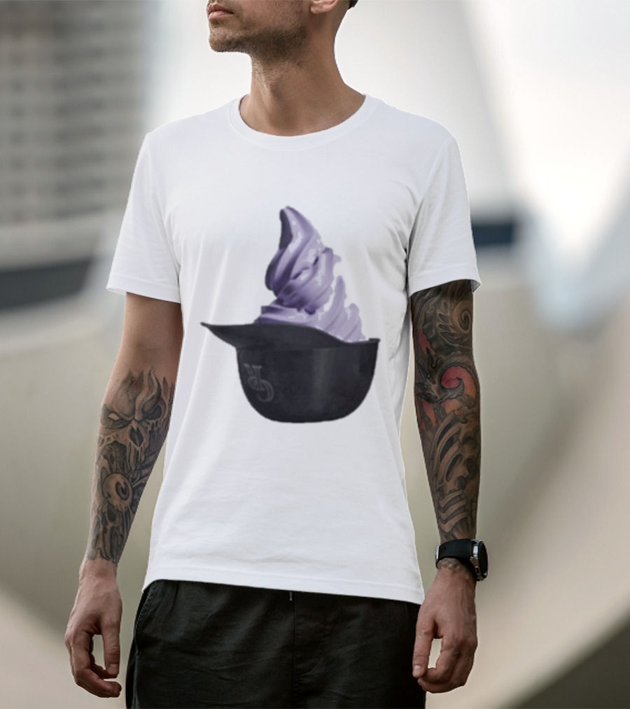 Colorado Rockies Boozy Ice Cream Purple Soft Serve Treat T-Shirt