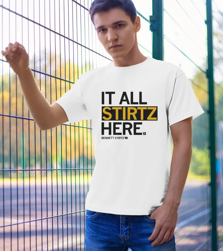 It All Stirtz Here Bennett Stirtz Iowa Hawkeyes Men's Basketball T-Shirt
