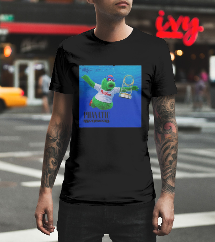 Phanatic Nevermind Phillies World Series Trophy T-Shirt