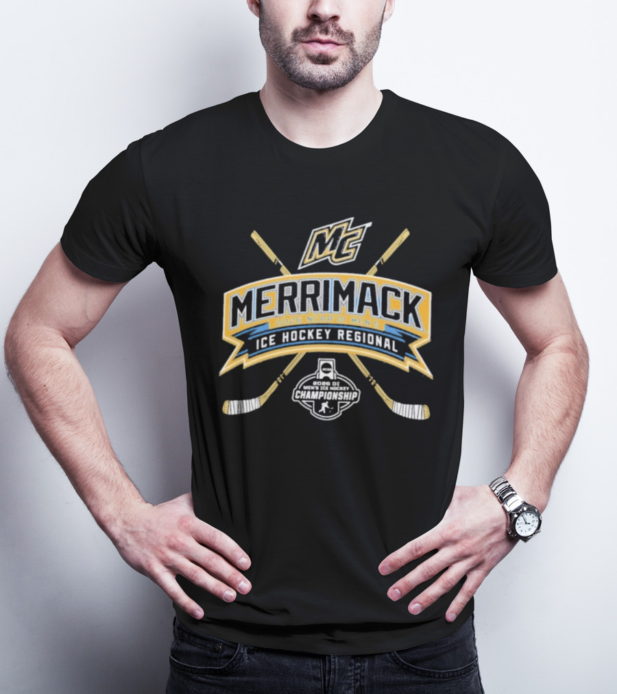 Merrimack 2026 NCAA DI Men's Ice Hockey Regional Championship T-Shirt