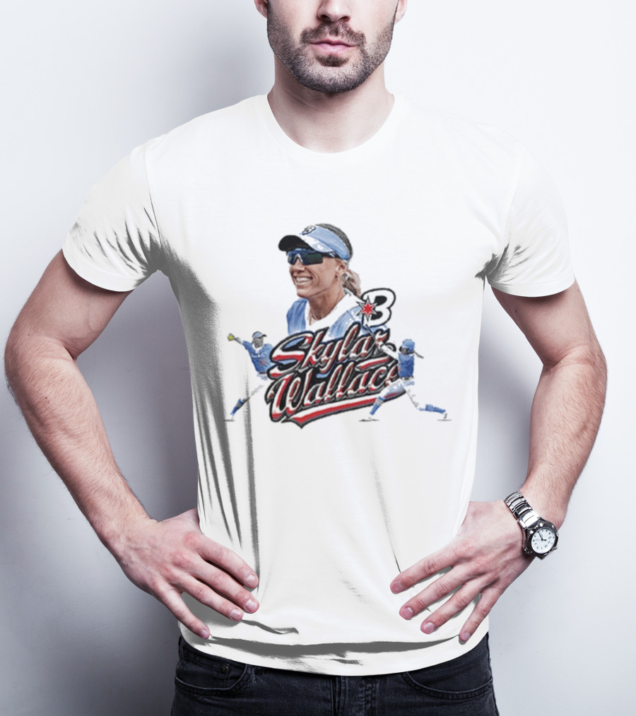 Bandits Skylar Wallace 3 Baseball Player Sports T-Shirt