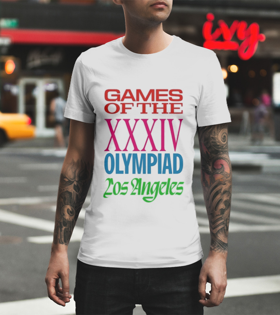 Games Of The XXXIV Olympiad Los Angeles 2028 T-Shirt