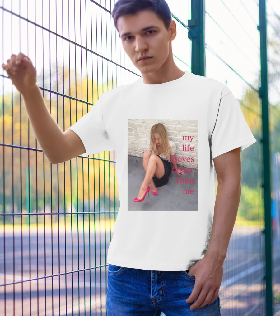 My Life Moves Faster Than Me Fashion Red Heels T-Shirt
