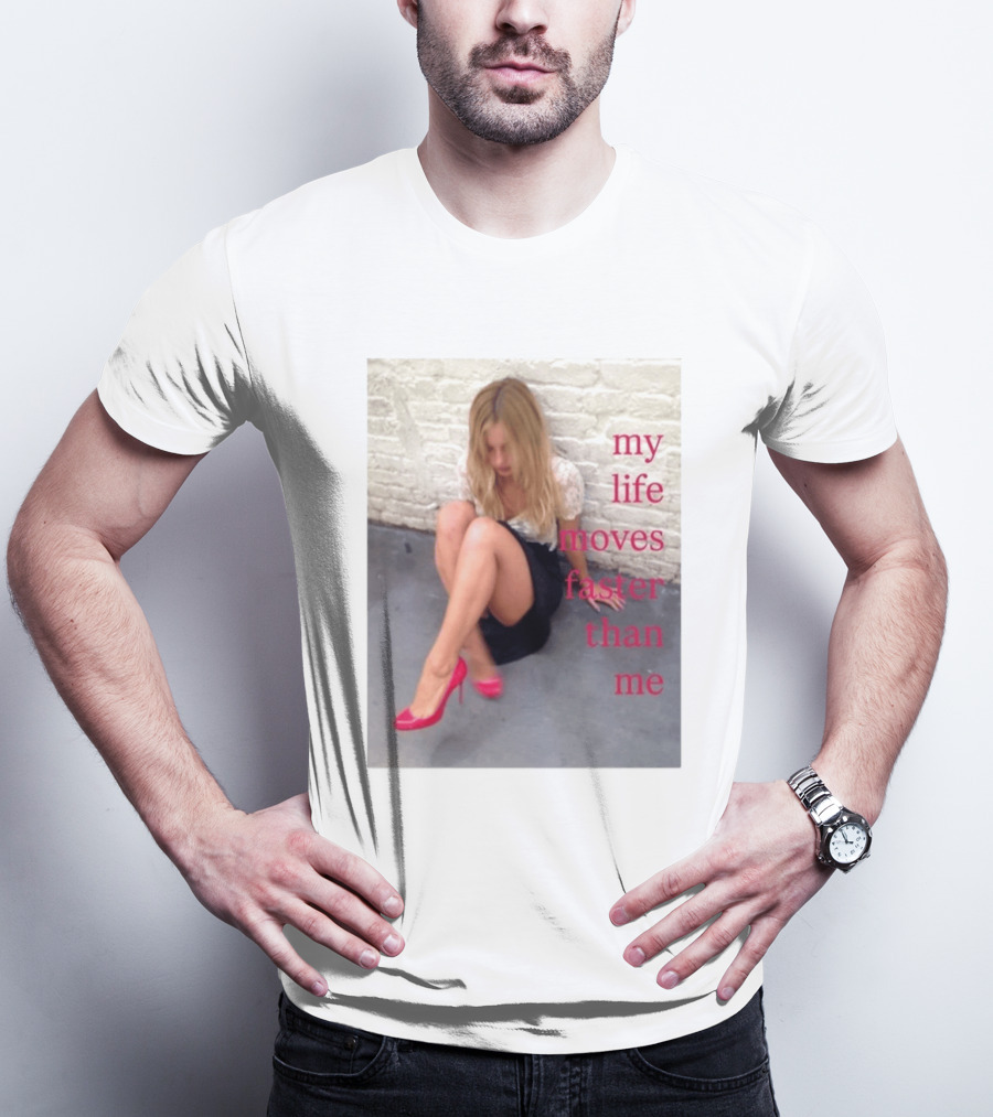 My Life Moves Faster Than Me Fashion Red Heels T-Shirt