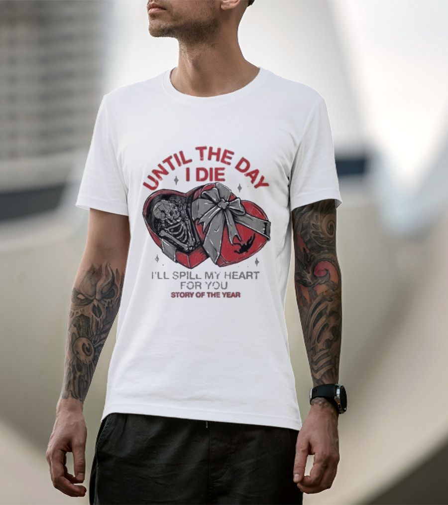 Story Of The Year Until The Day I Die Heart Box I'll Spill My Heart For You T-Shirt