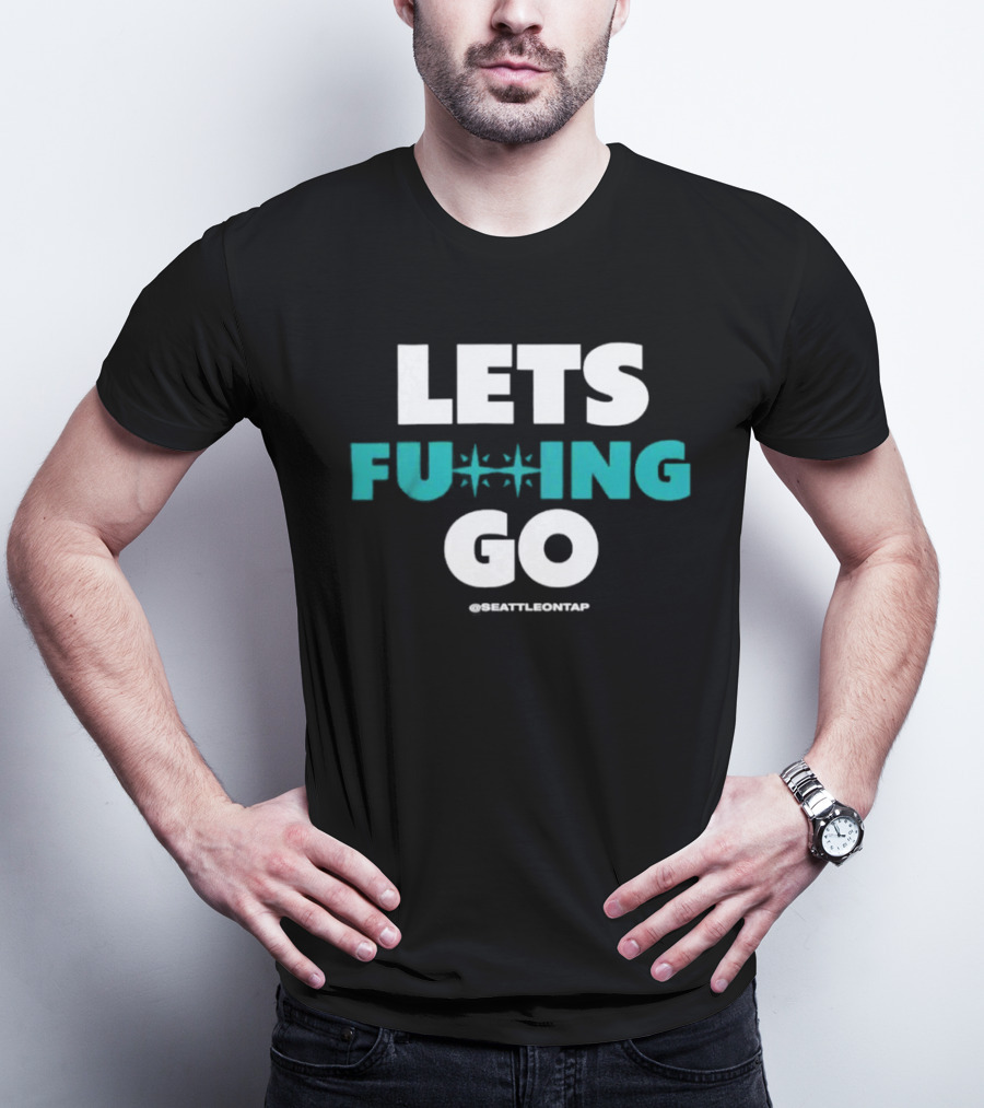 J. P. Crawford Seattle Mariners LETS F***ING GO MLB T-Shirt