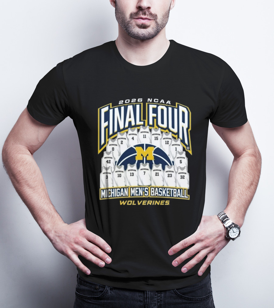 2026 NCAA Final Four Michigan Men's Basketball Wolverines T-Shirt