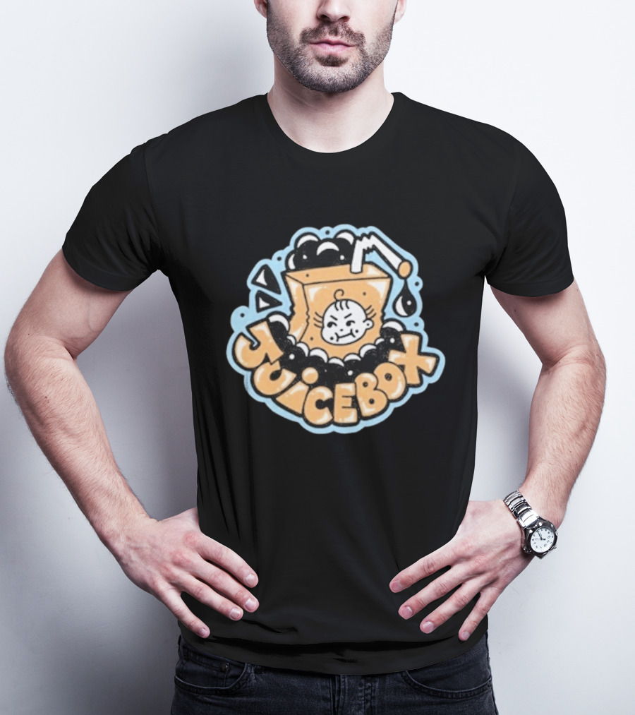 New Juicebox Bold Retro Cartoon Baby Face T-Shirt