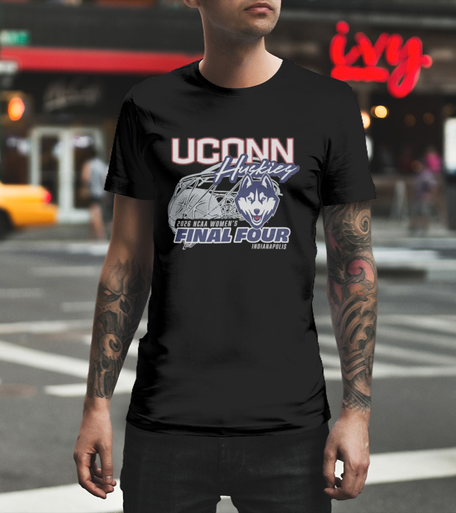 UConn Huskies 2026 NCAA Women's Final Four Indianapolis T-Shirt