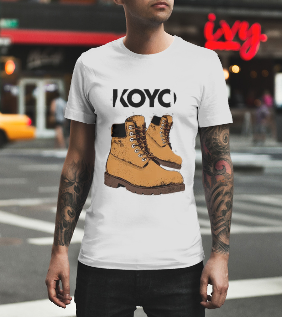 Koyo Timberland Style Boots T-Shirt