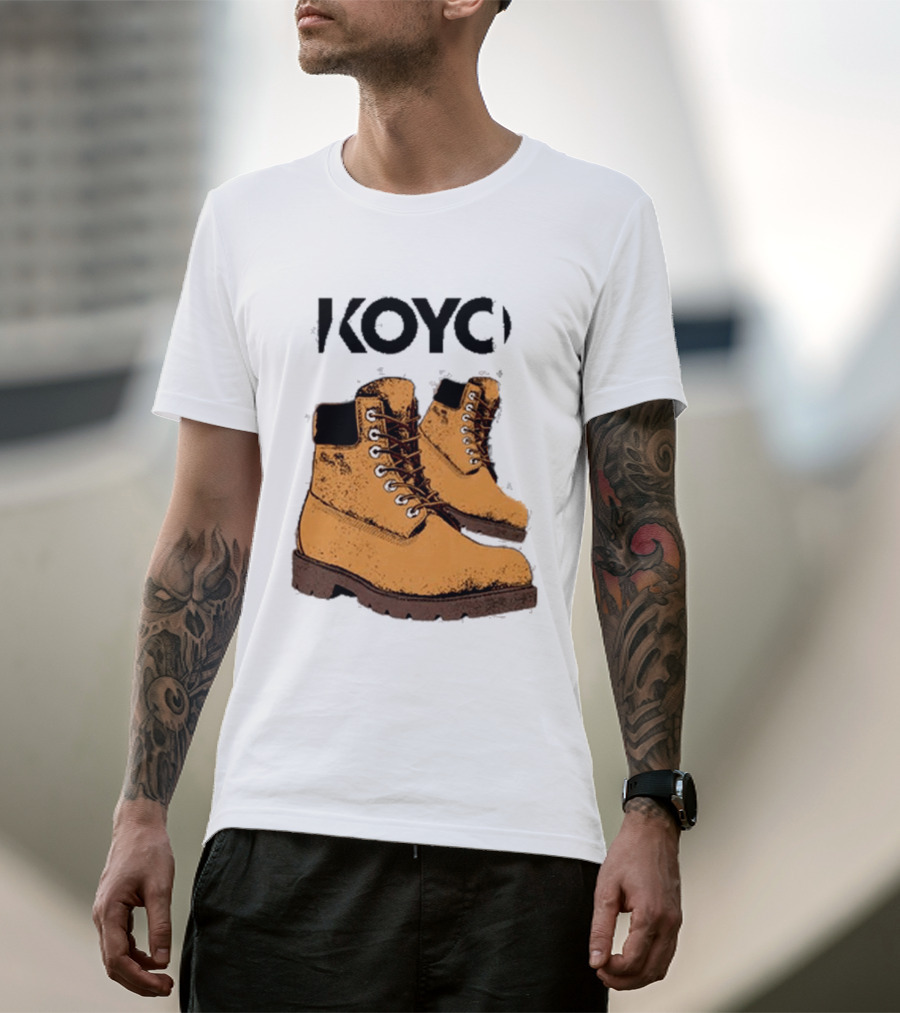 Koyo Timberland Style Boots T-Shirt
